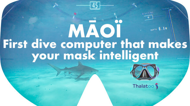 MĀOÏ : ordinateur de plongée qui rend votre masque intelligent