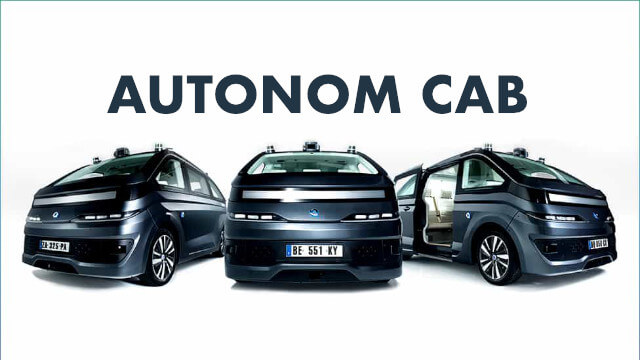 Autonom Cab : robot taxi sans chauffeur