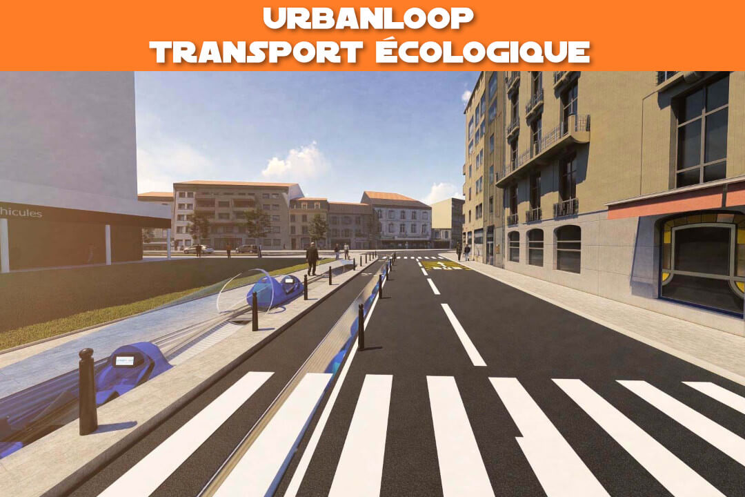 Urbanloop : capsule de transport écologique sur rails